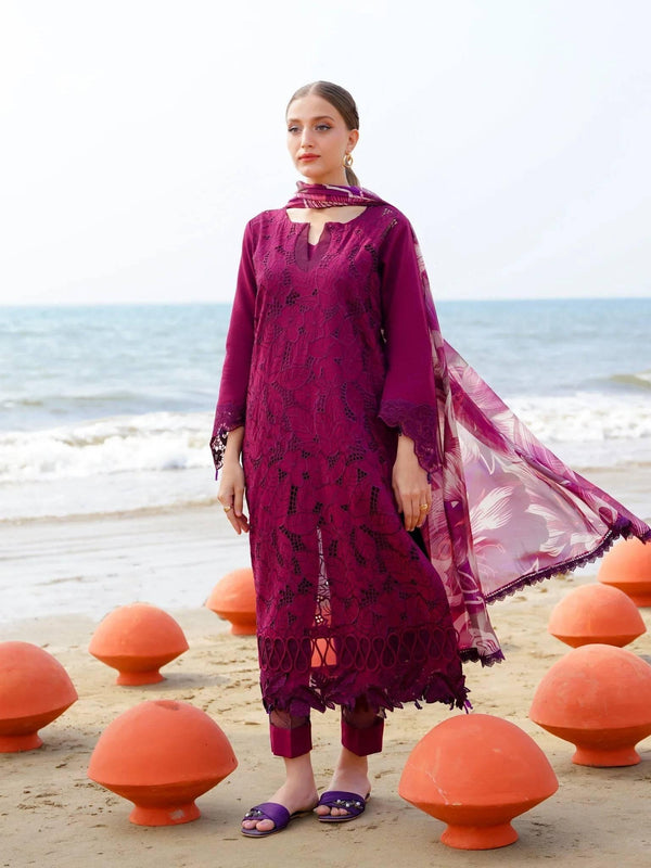 INZAH (AF-11) - SAAGAR Luxury Festive Lawn '24 by AABYAAN – Pashtun ...